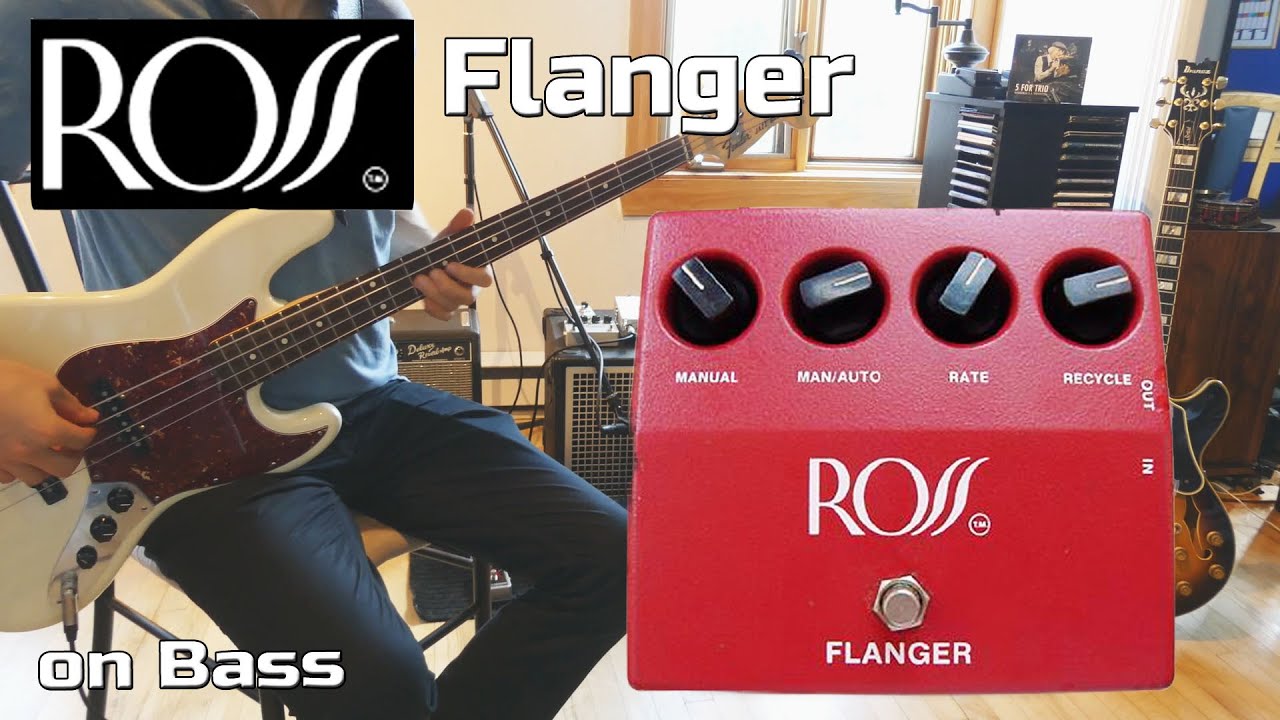 Ross Flanger Pedal Demo for Bass - Want 2 Check - YouTube