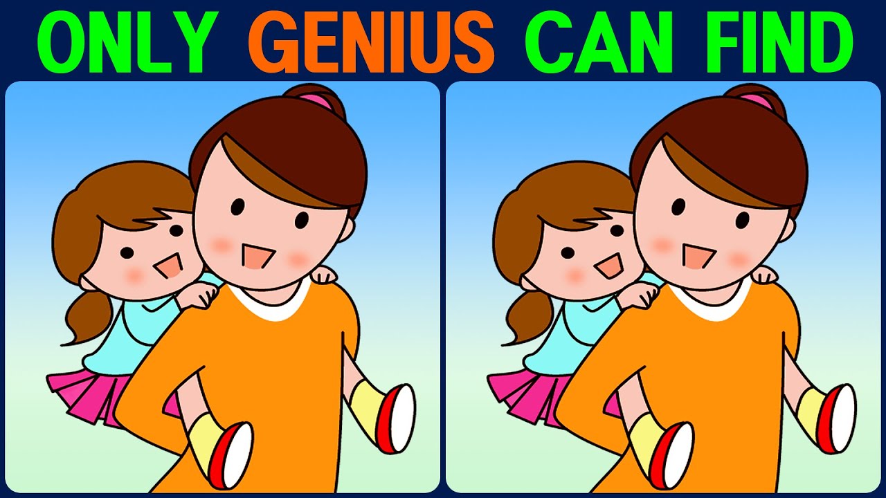 【Find the Difference】 Can you find all the differences! Try it! - YouTube
