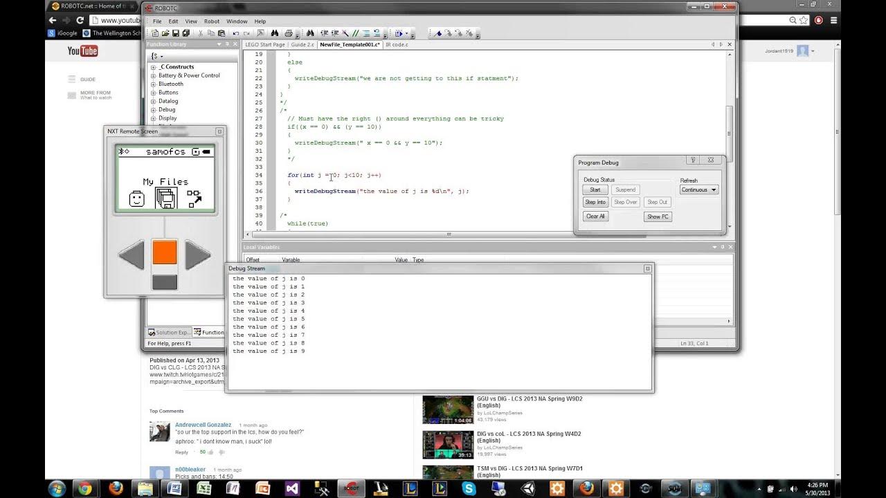 RobotC Guide - Basics of C Programming - YouTube