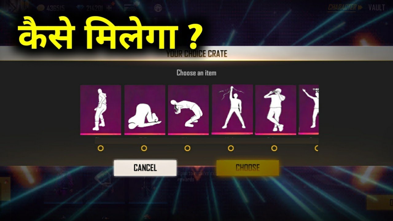 CHOOSE 3 OF 10 EMOTE | HELPING GAMER - YouTube