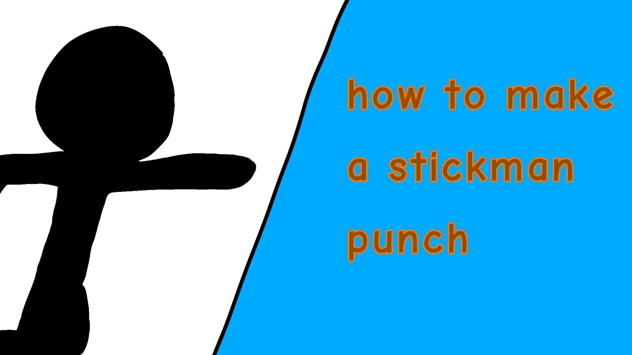 how to make a stickman punch - YouTube