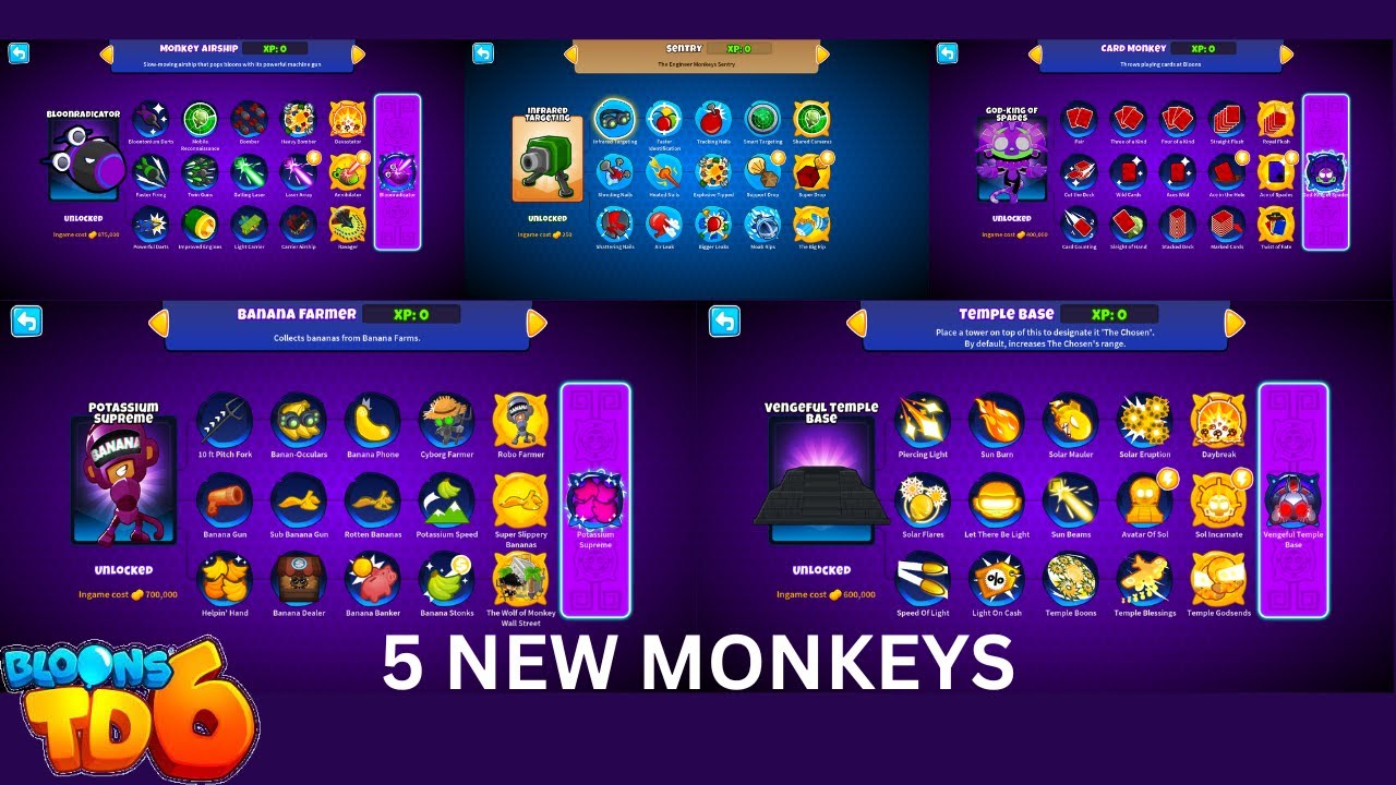 5 COOL New Monkey Mods In BTD6!!! - YouTube