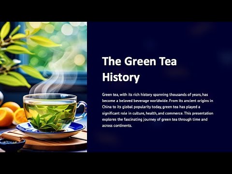 The Green Tea History in Details - YouTube
