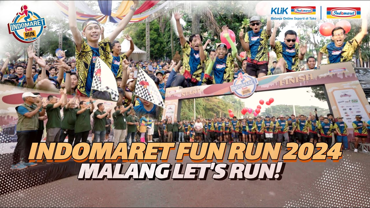 INDOMARET FUN RUN MALANG!! - YouTube
