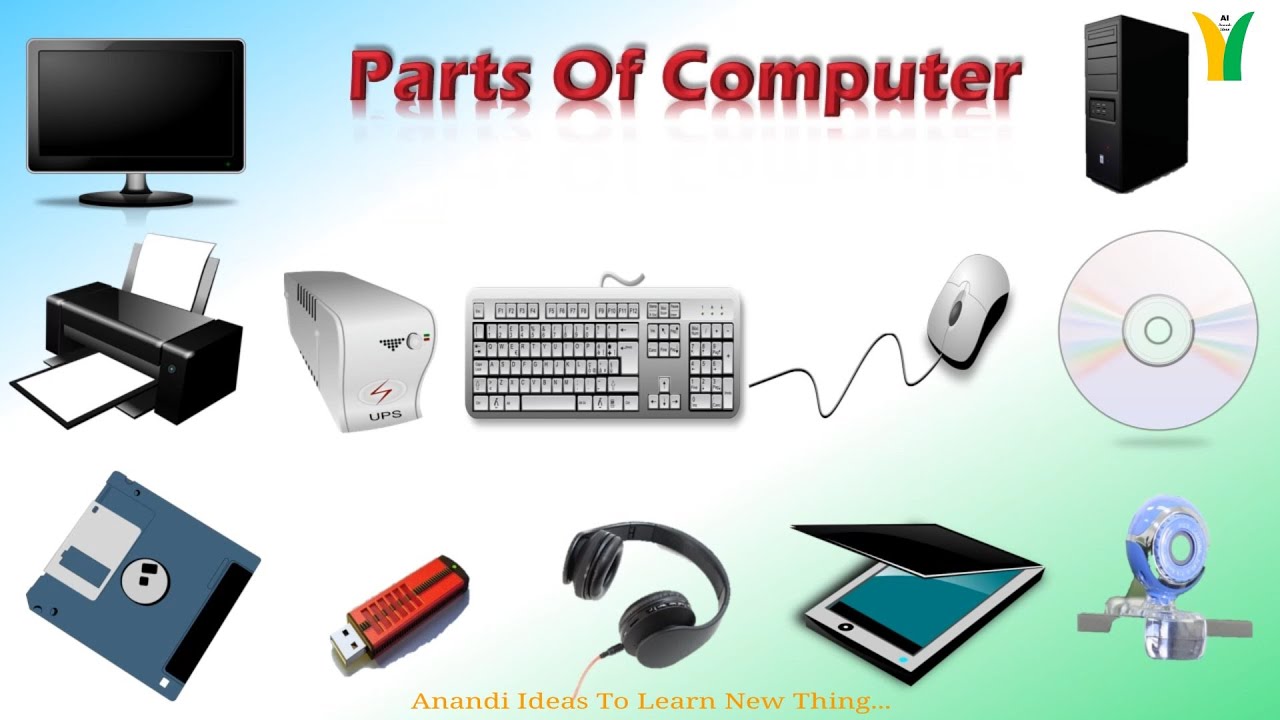 Computer parts for kids l Learn Computer parts Names l Computer l Parts ...