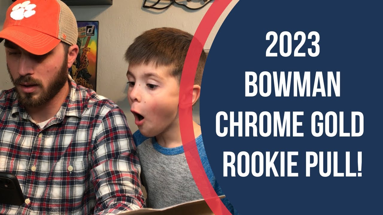 2023 Bowman Chrome Mega Box: Gold ROTY Pull!!! - YouTube