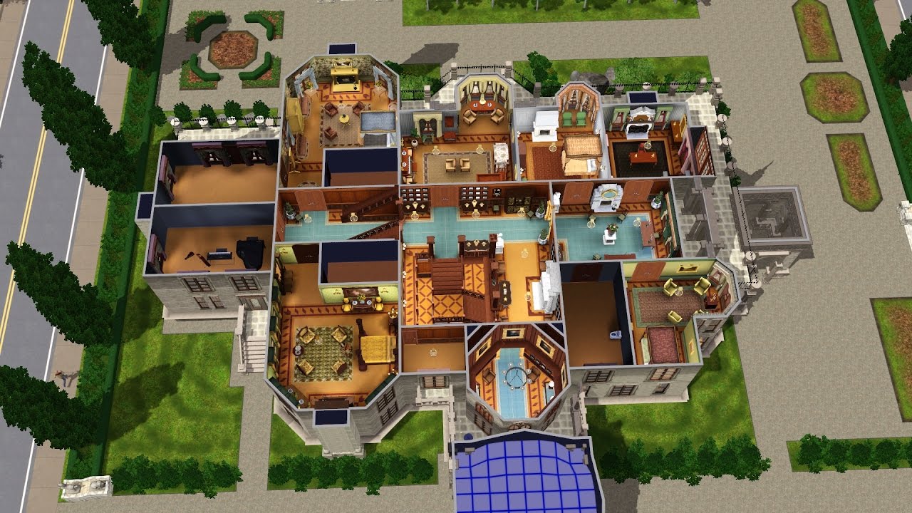 Sims 3 Castle Blueprints