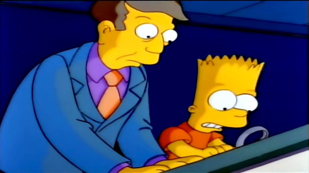 The Simpsons : Bart Takes on The Toughest Hall Monitor Challenges EVER ...