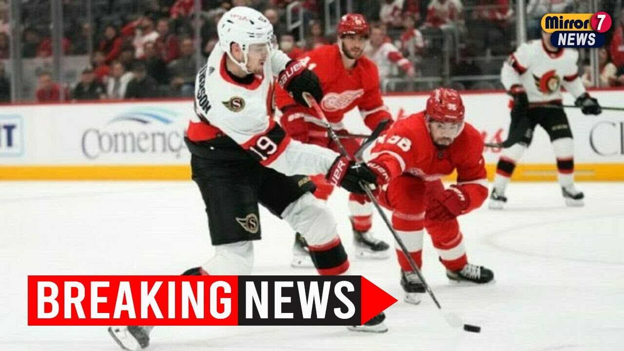 Dylan Larkin Injury: An In-Depth Analysis of the Recent Incident - YouTube