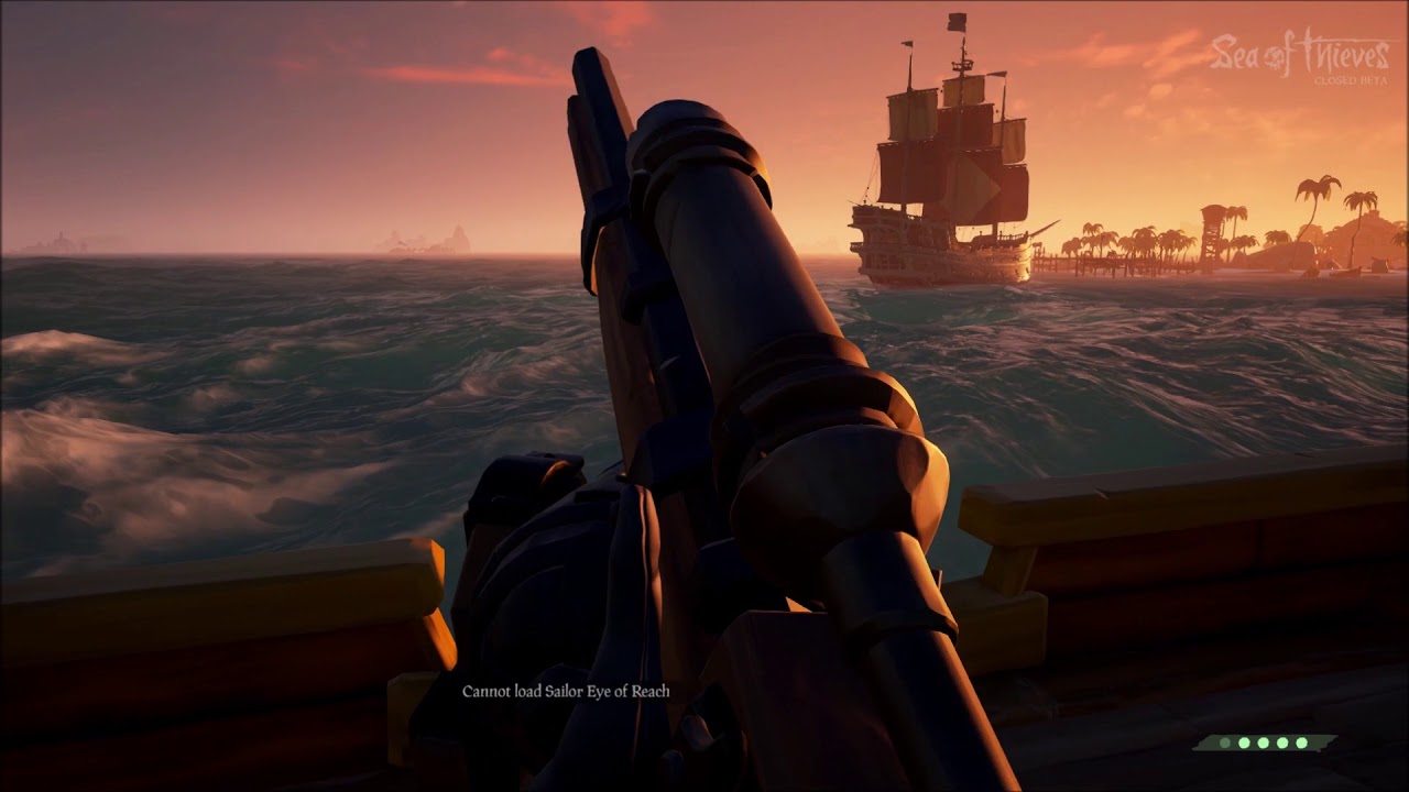 Sea Of Thieves - Sloop Vs Galleon (2 VS 4) Closed beta - YouTube