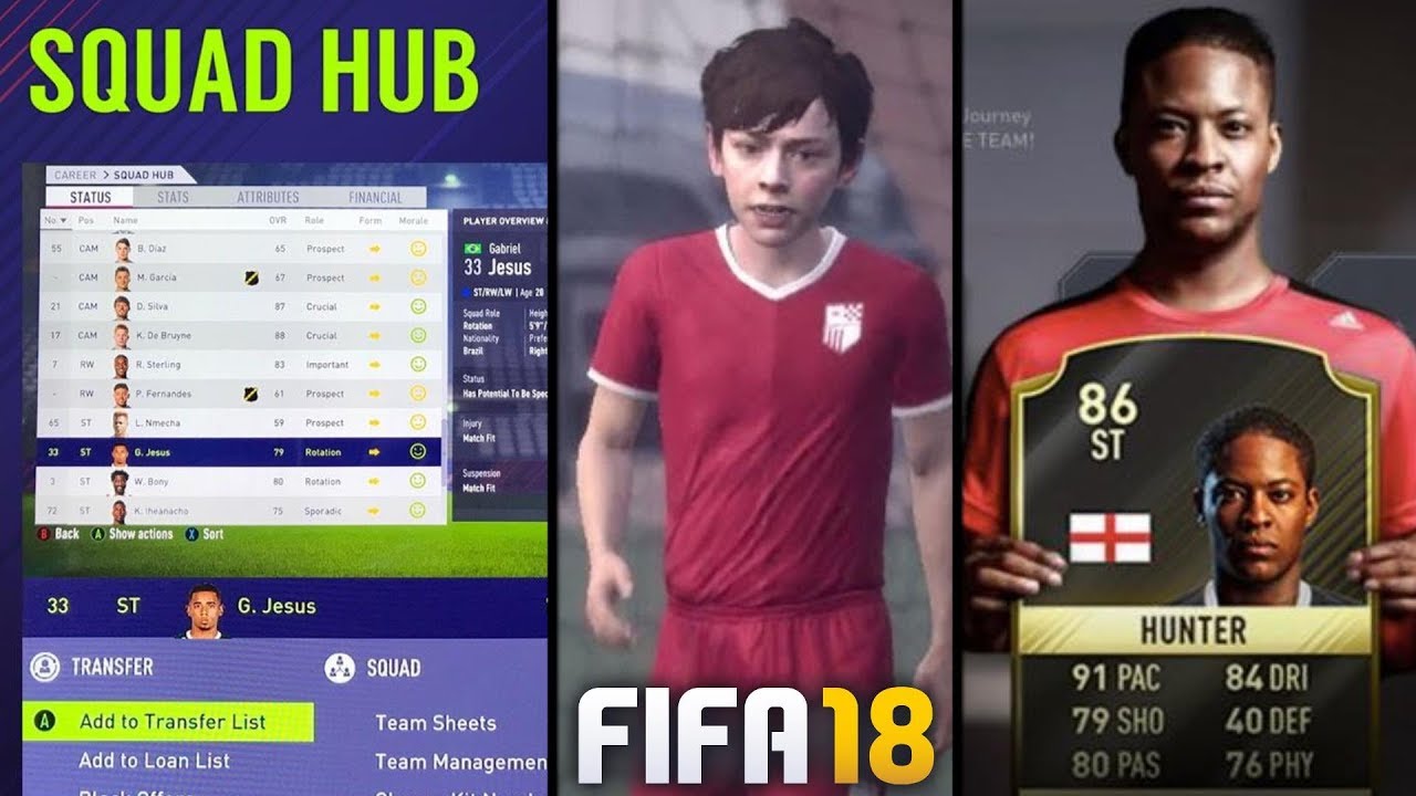 FIFA 18 NEWS: Squad Hub in Karrieremodus | Closed Beta Leaks | Als Kind ...
