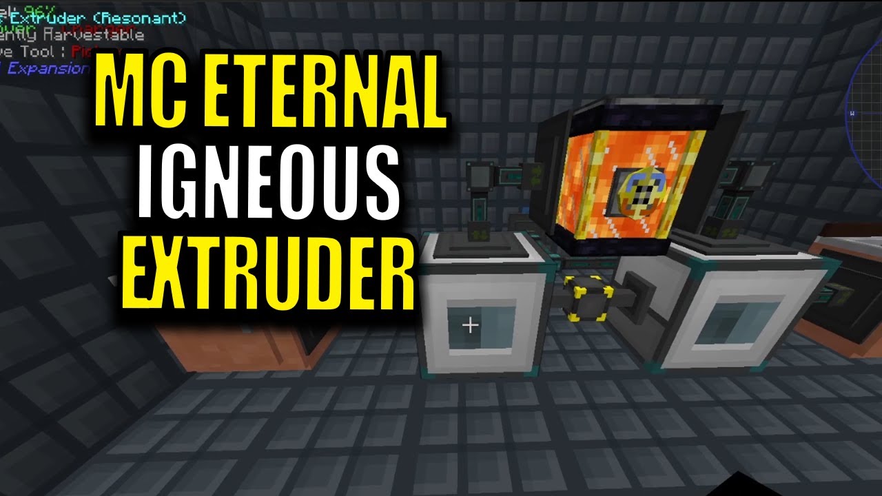 Minecraft MC Eternal Modpack Chapter 2 Ep 127 - Igneous Extruder - YouTube