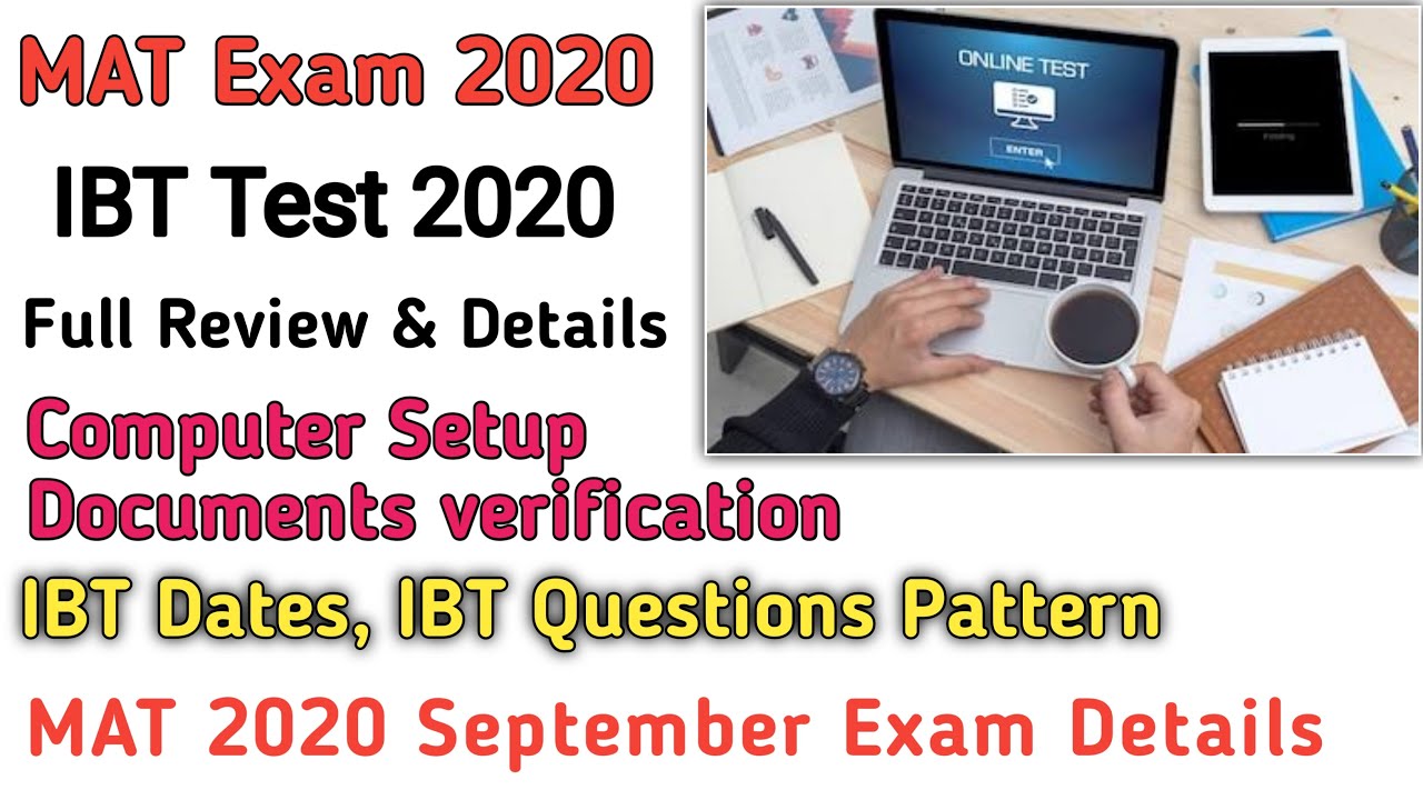 MAT September IBT 2020 Full Details | IBT Exam pattern| MSB File ...