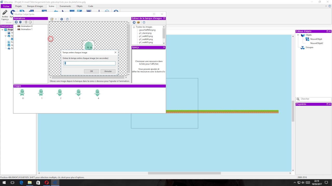 Tuto logiciel GDevelop [Fr] - YouTube