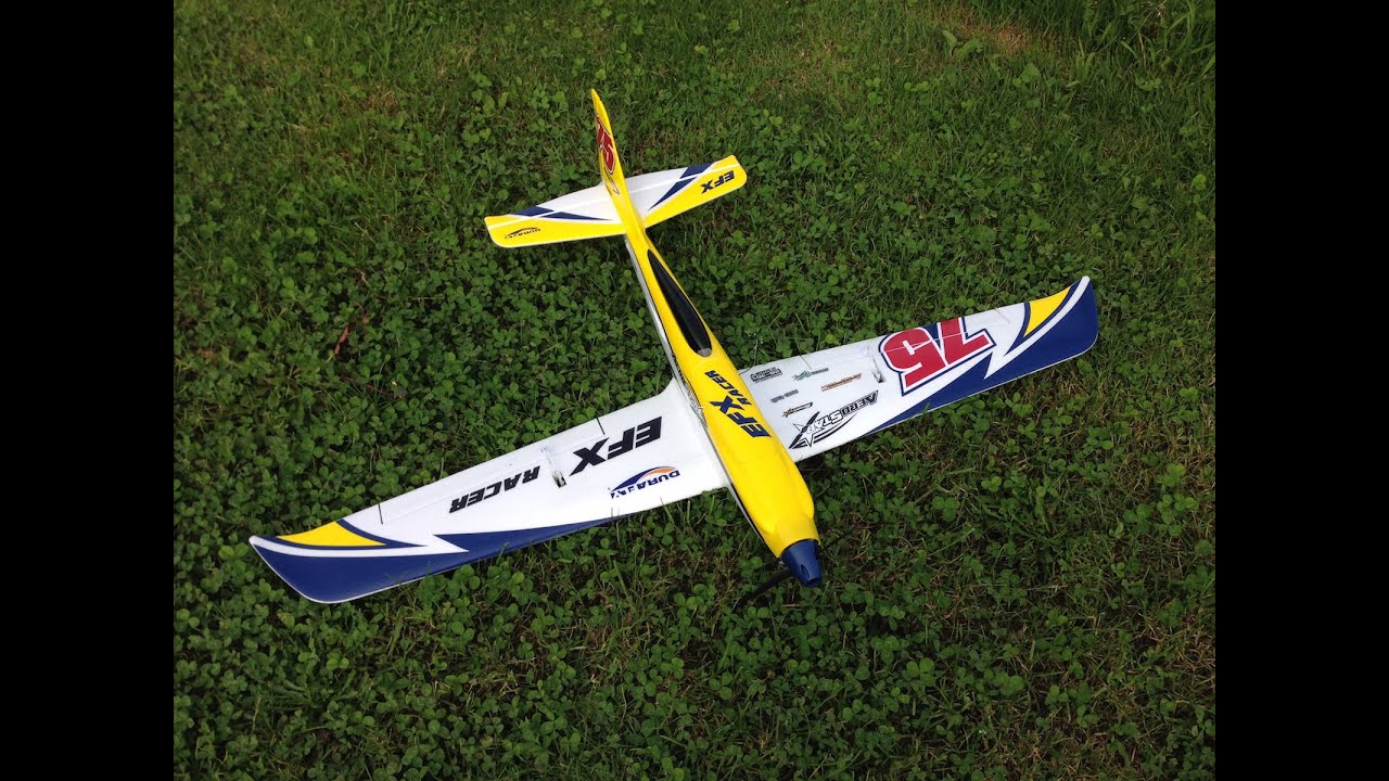 EFX Racer-debalage et premier vol - YouTube