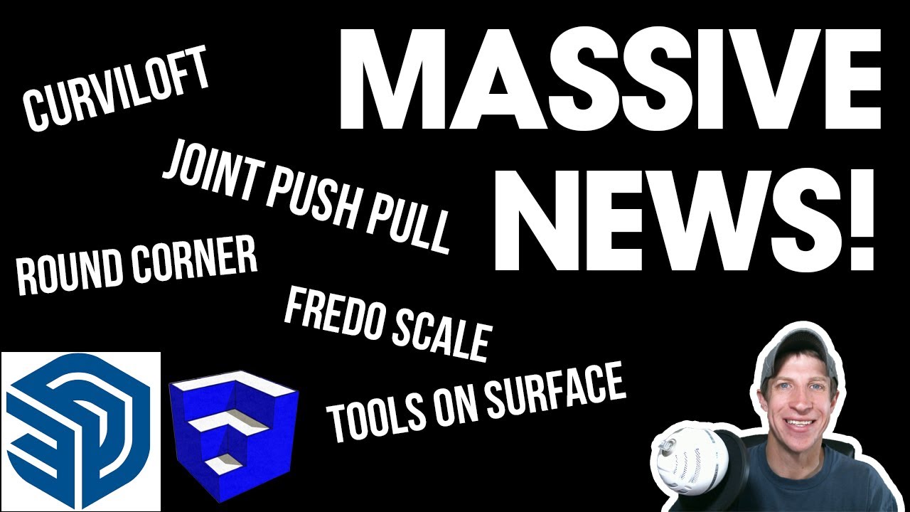 BIG CHANGE to Fredo6's SketchUp Extensions! (Curviloft, Joint Push Pull ...