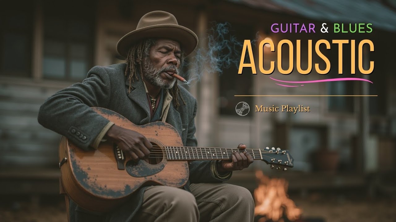 Rustic Slow Blues Guitar | Relaxing Chill Music for a Mellow Evening ...