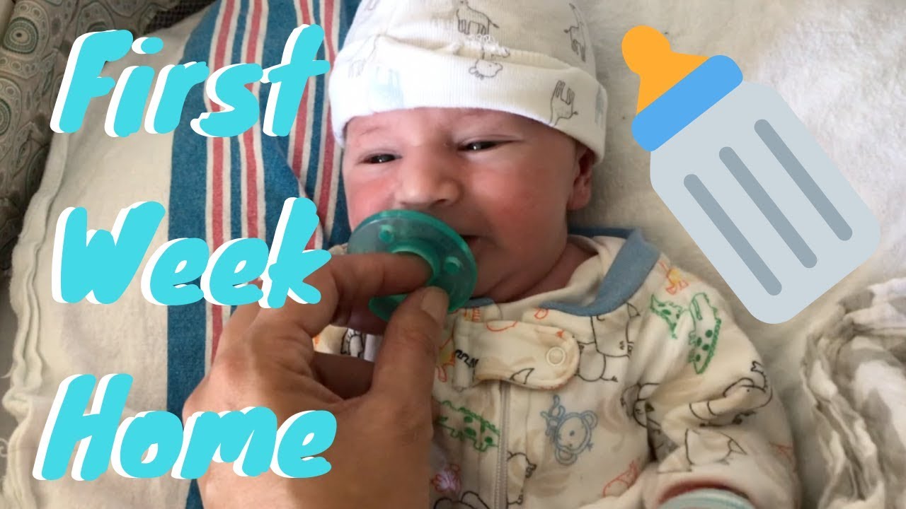 First Week Home With A Newborn | Baby #3 - YouTube