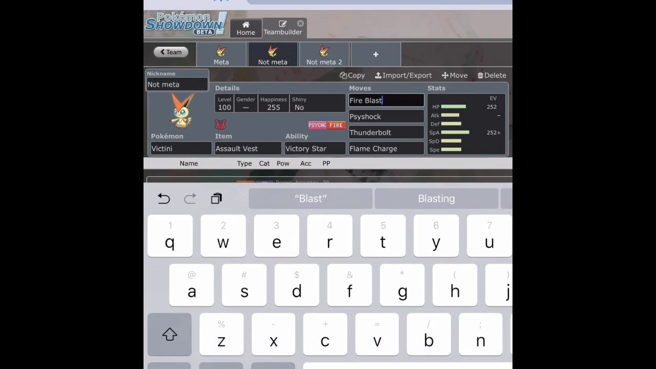 Pokémon Showdown | How Too Use A Non-Meta Victini Moveset - YouTube