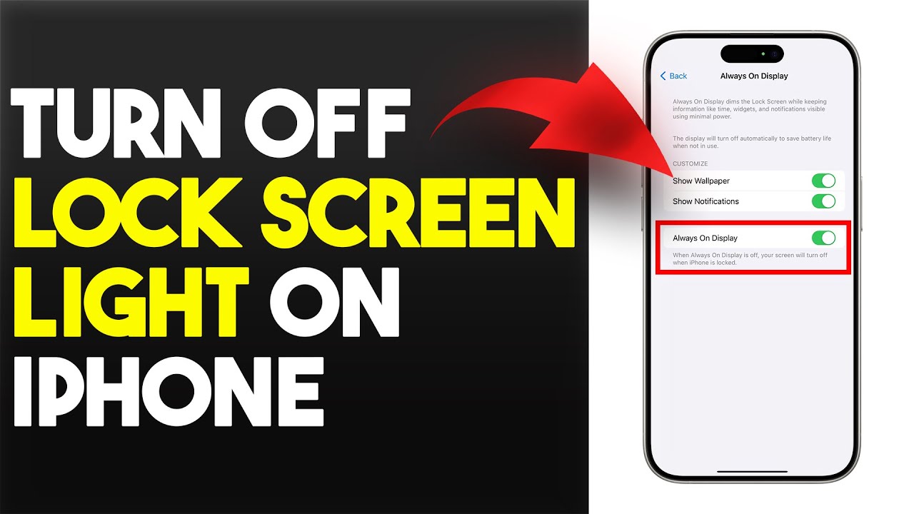 How To Turn Off Lock Screen Light On iPhone (How To Disable Lock Screen ...
