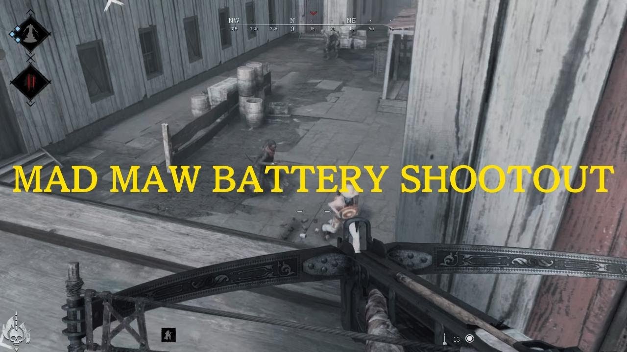 HUNT: SHOWDOWN - MAD MAW BATTERY SHOOTOUT - YouTube