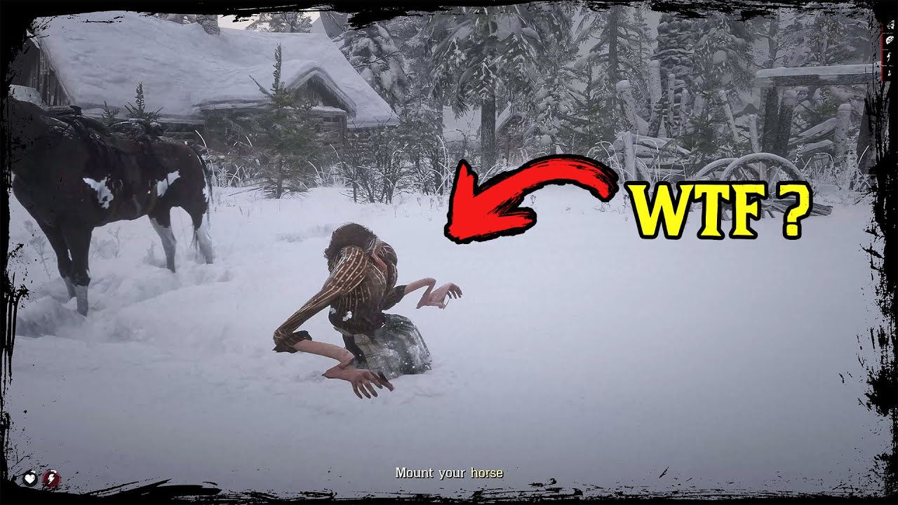 Scariest Thing I've Ever Seen in Red Dead Redemption 2 - YouTube