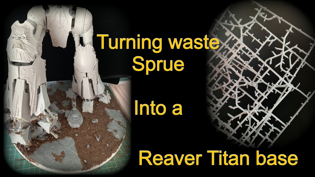 casting warhammer parts from sprue goo for a forgeworld chaos reaver ...