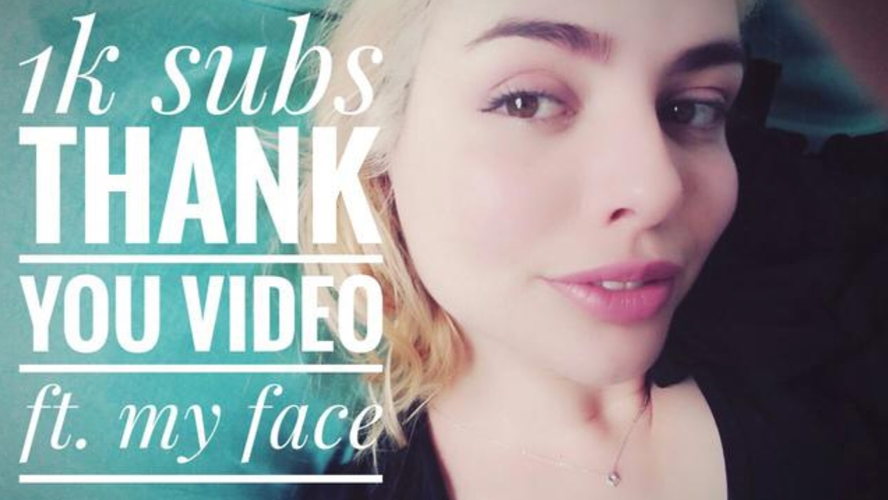 FACE REVEAL. 1k subs thank you video ft. my face, also I'm sick a/f ...