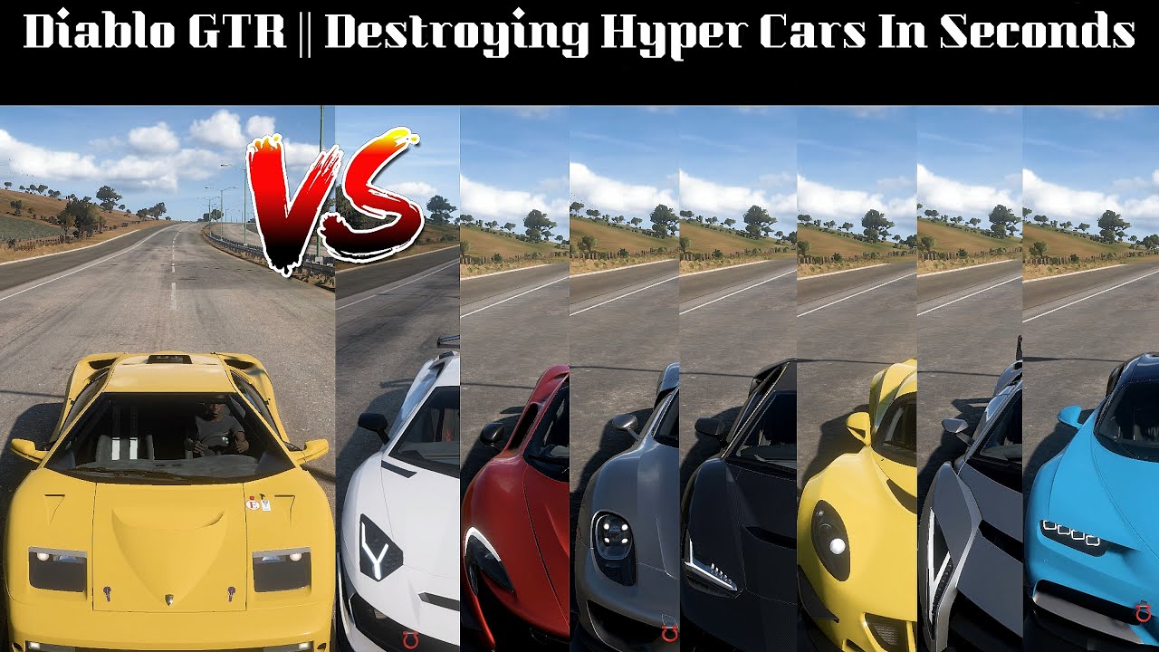 OP Diablo GTR TAKES DOWN ALL HYPERCAR BUT WITH ONE EXCEPTION | Forza ...