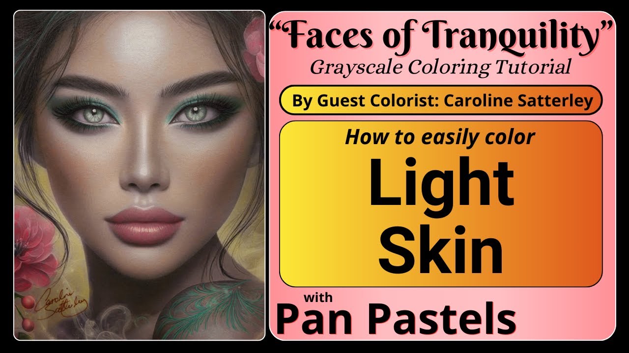 How to Easily Color Light Skin with Pan Pastels | By Guest Colorist ...