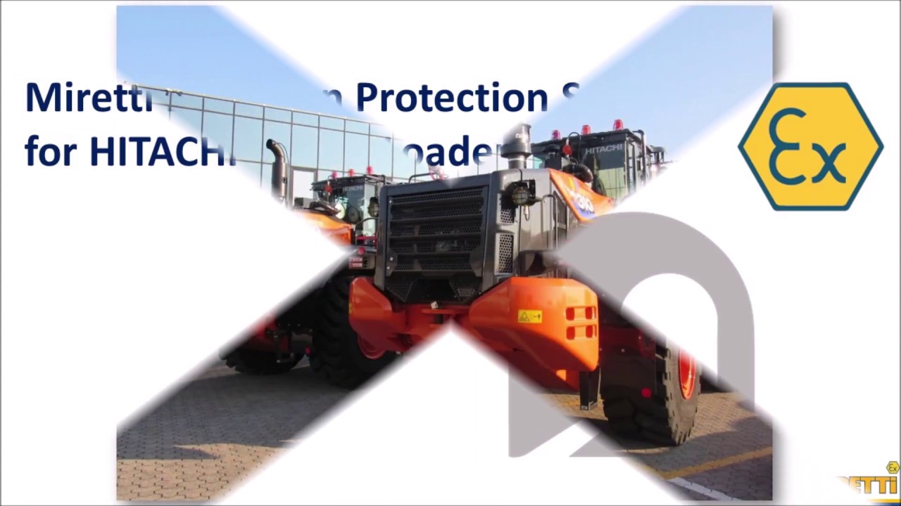 Hitachi Wheel Loader Explosion Proof Protected - YouTube
