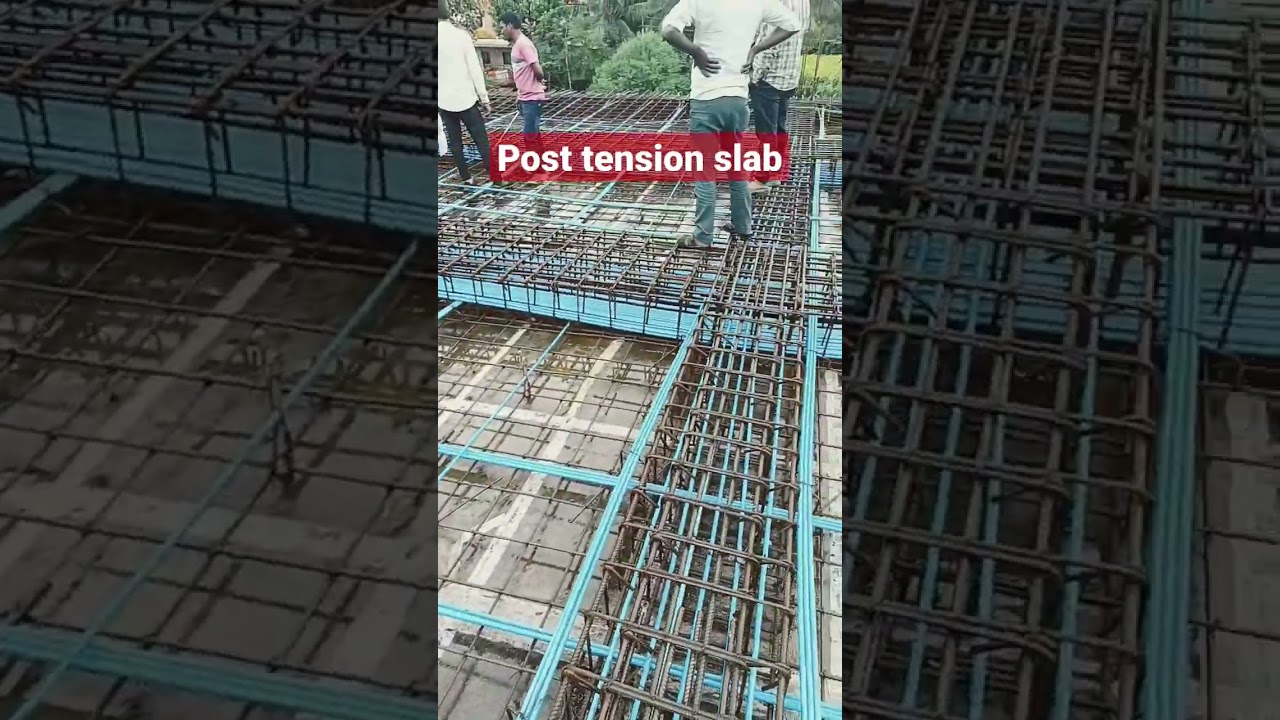 Post tension slab - YouTube