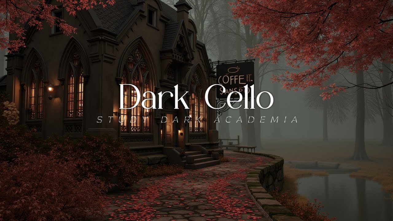Dark Autumn Ambience ~ Piano & Cello | Dark Academia Study Music for ...