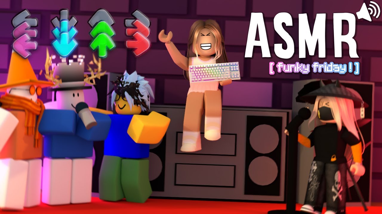 ROBLOX Funky Friday but it's KEYBOARD ASMR! (clicky 😏) - YouTube