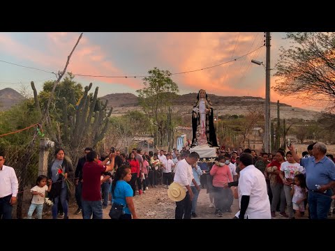 PROCESION CON SANTA CATALINA DE SENA CHINANGO 2023