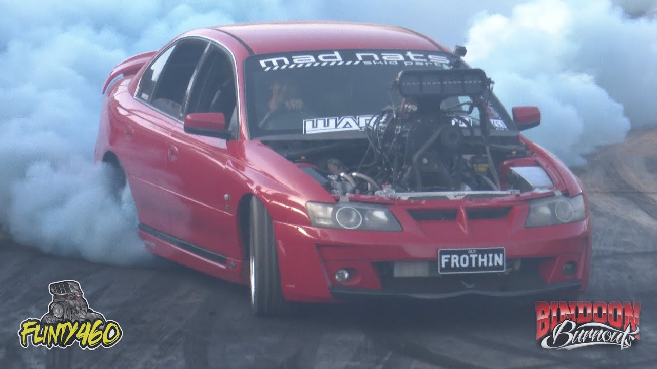 FROTHIN TEARING IT UP AT BINDOON BURNOUTS - YouTube
