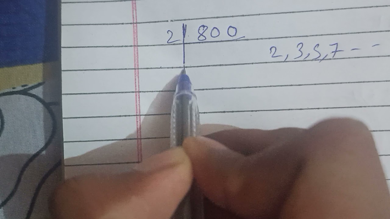 Prime Factors Of 800 YouTube Prime Factors Of 800 YouTube