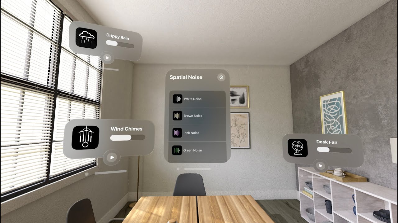 Demo of Spatial Noise for Apple Vision Pro - YouTube