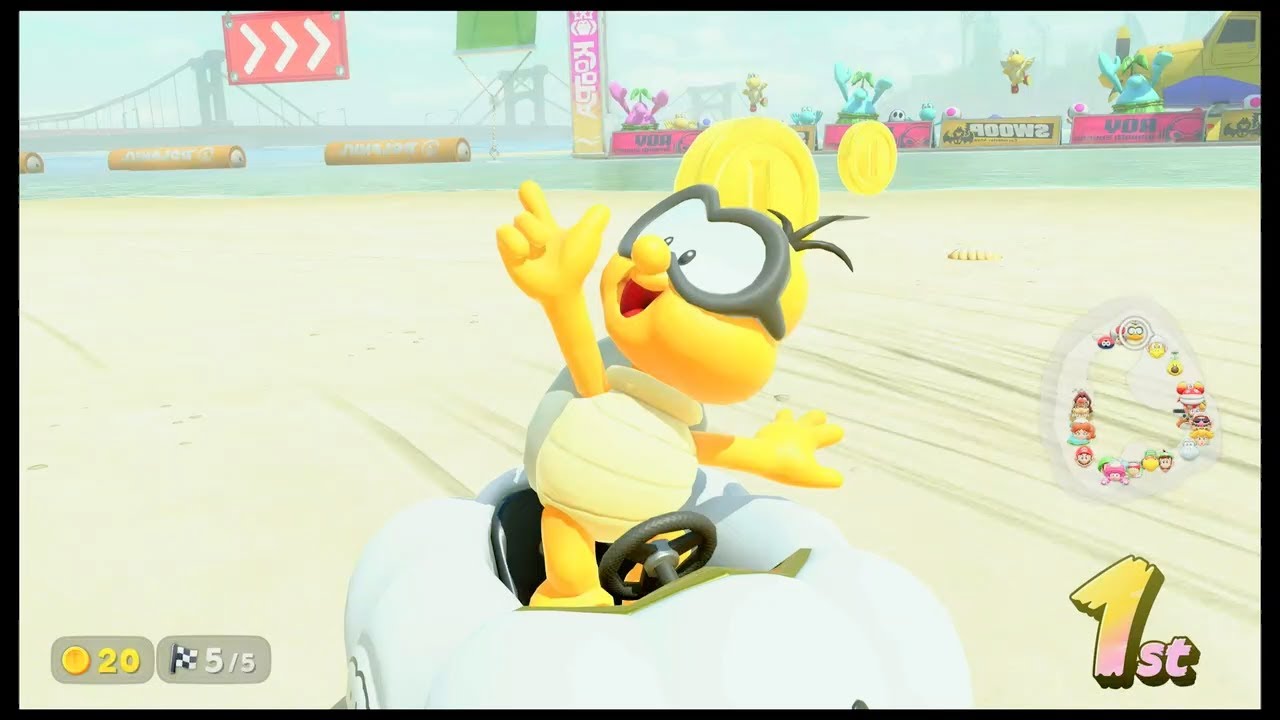 Mario Kart World Walkthrough: Shell Cup Mirror Mode Gameplay HD - YouTube