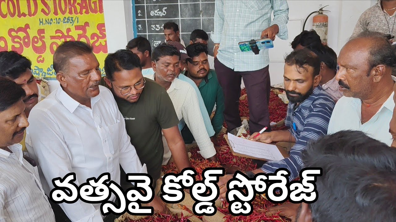 #వత్సవాయి కోల్డ్ స్టోరేజ్ మిర్చి ధరలు #AC Cold storage Teja 341, Armour ...