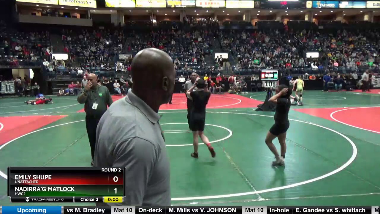 Emily Shupe vs Nadirra`G Matlock Hwc2 2019 OAC Girls State D2 135 lbs ...