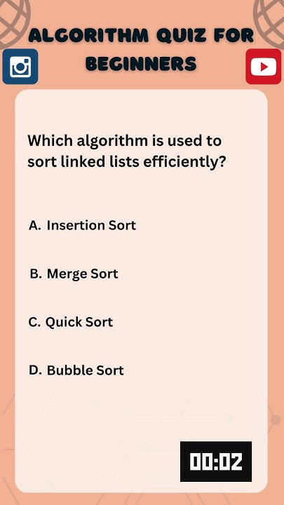 Algorithm Quiz for Beginners:Test Your Knowledge! #algorithm #python # ...