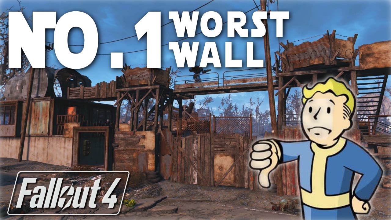 The World's Worst Wall - Fallout 4 - YouTube