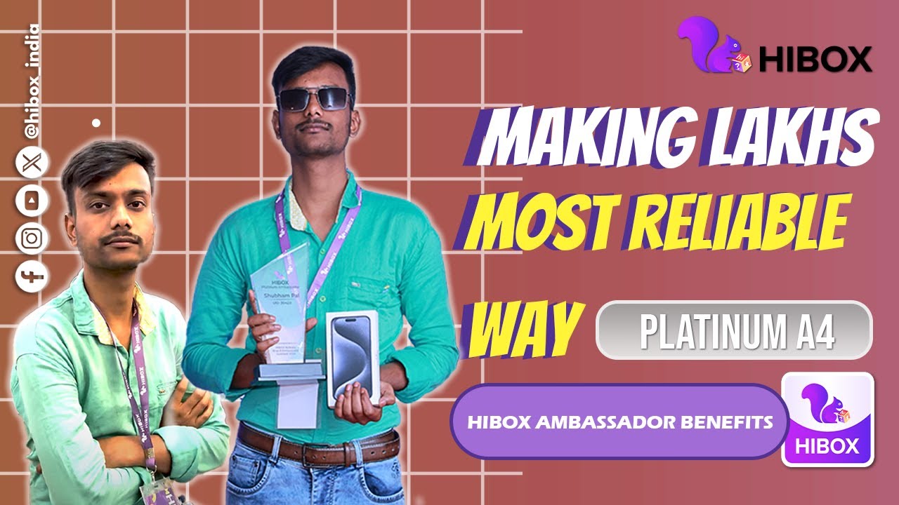 Hibox App: The Most Reliable Way To Earn Lakhs | Hibox Ambassador ...