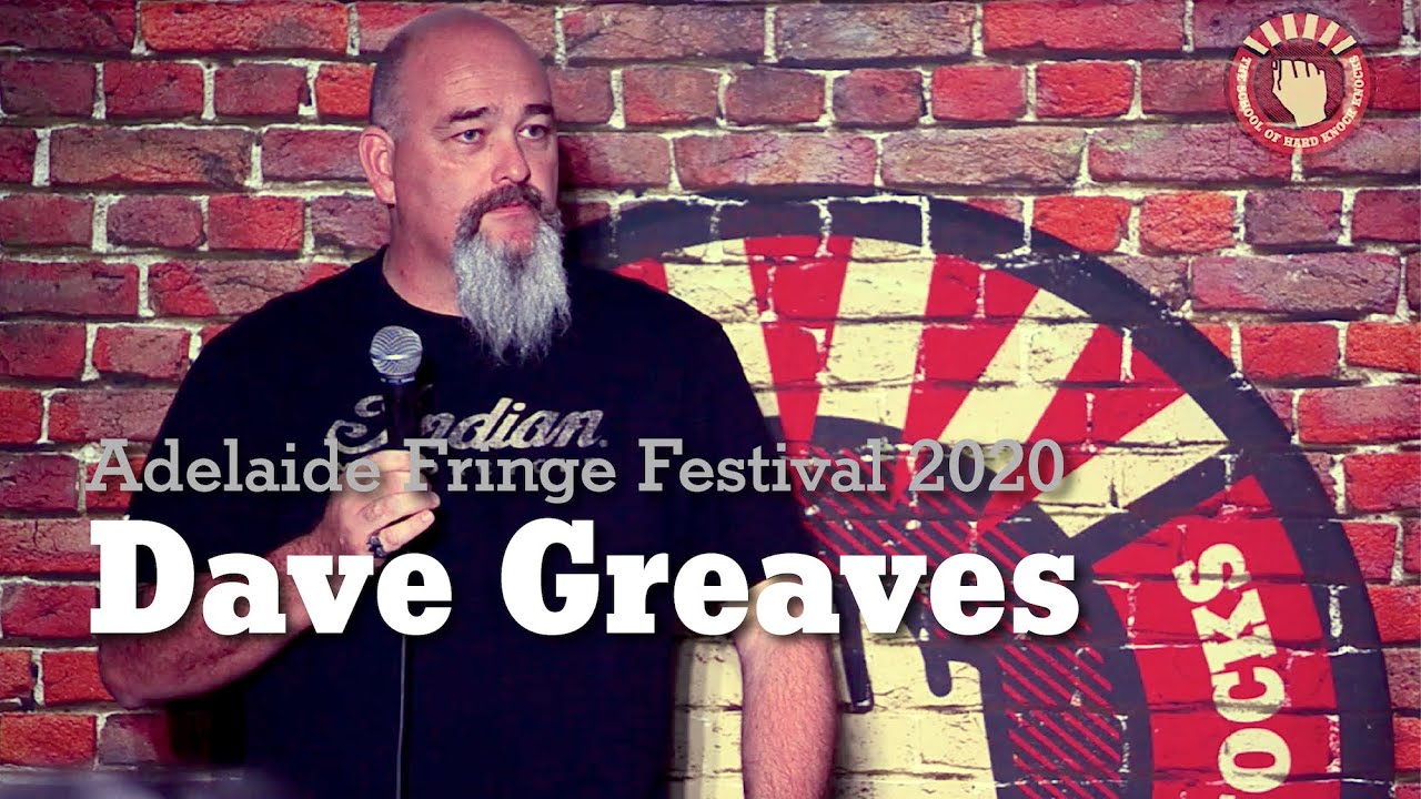 Dave Greaves - Adelaide Fringe - Hard Knock Knocks Comedy School - YouTube