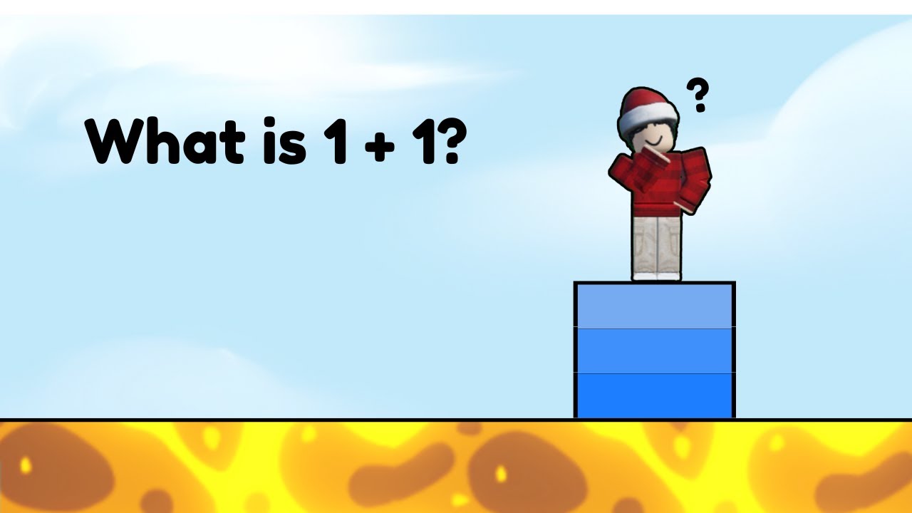 Playing Math Tower Race in ROBLOX! ( Very Fun ) - YouTube