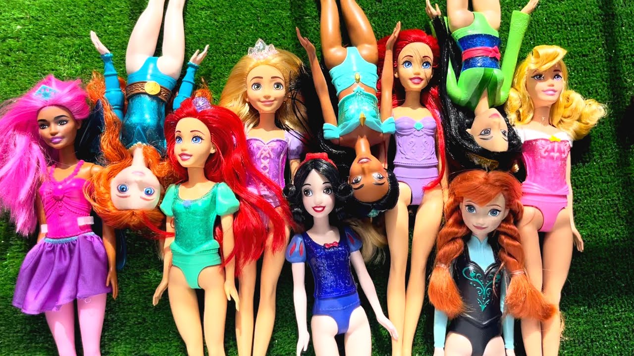 Disney Princess Doll Makeover ~ DIY Miniature Ideas for Barbie - Wig ...