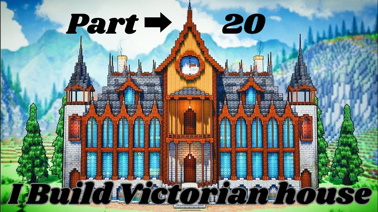 Minecraft: I build a Victorian house || minecraft build tutorial 🏗️🏫 ...