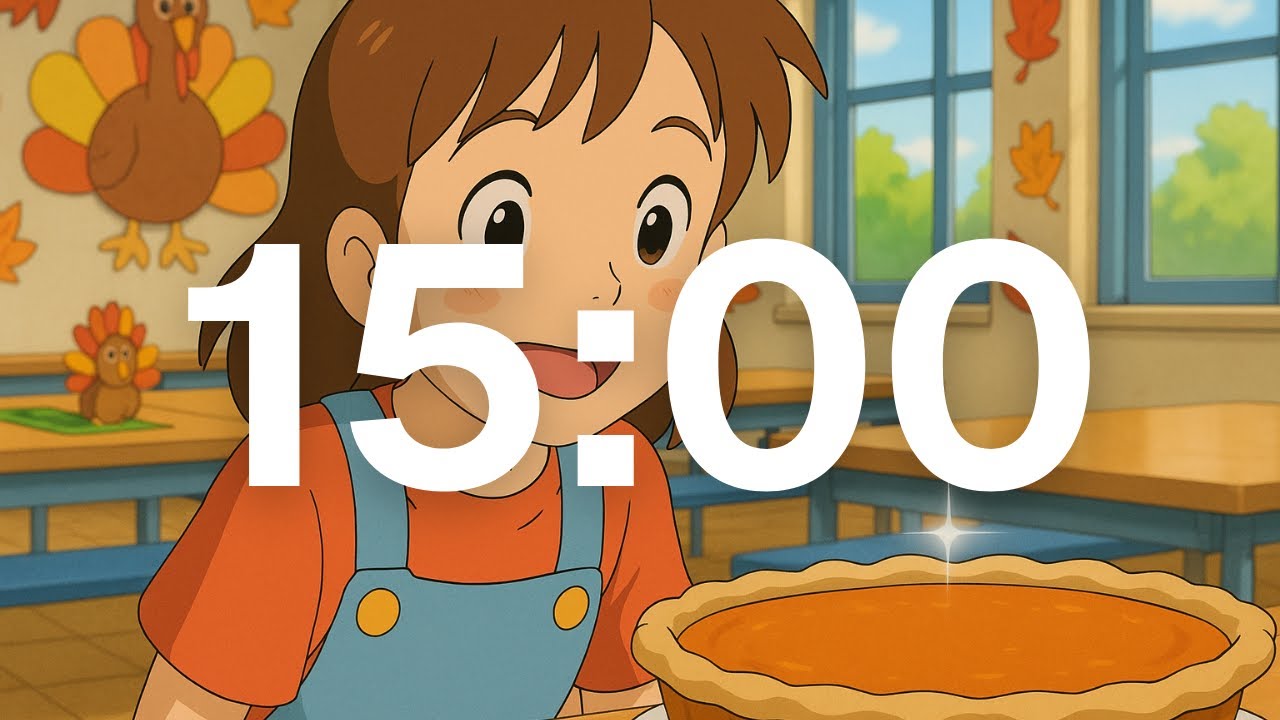 15 Minute Thanksgiving Timer - The Mystery of the Missing Pumpkin Pie ...