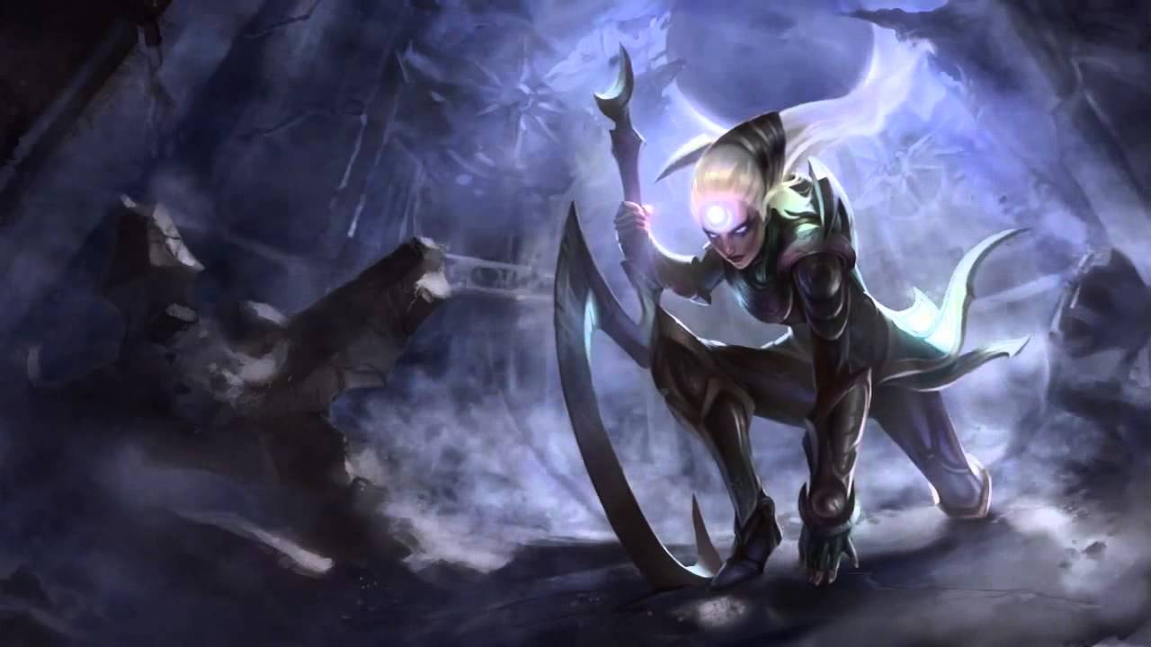 Diana League Of Legends Login Screen With Music - YouTube